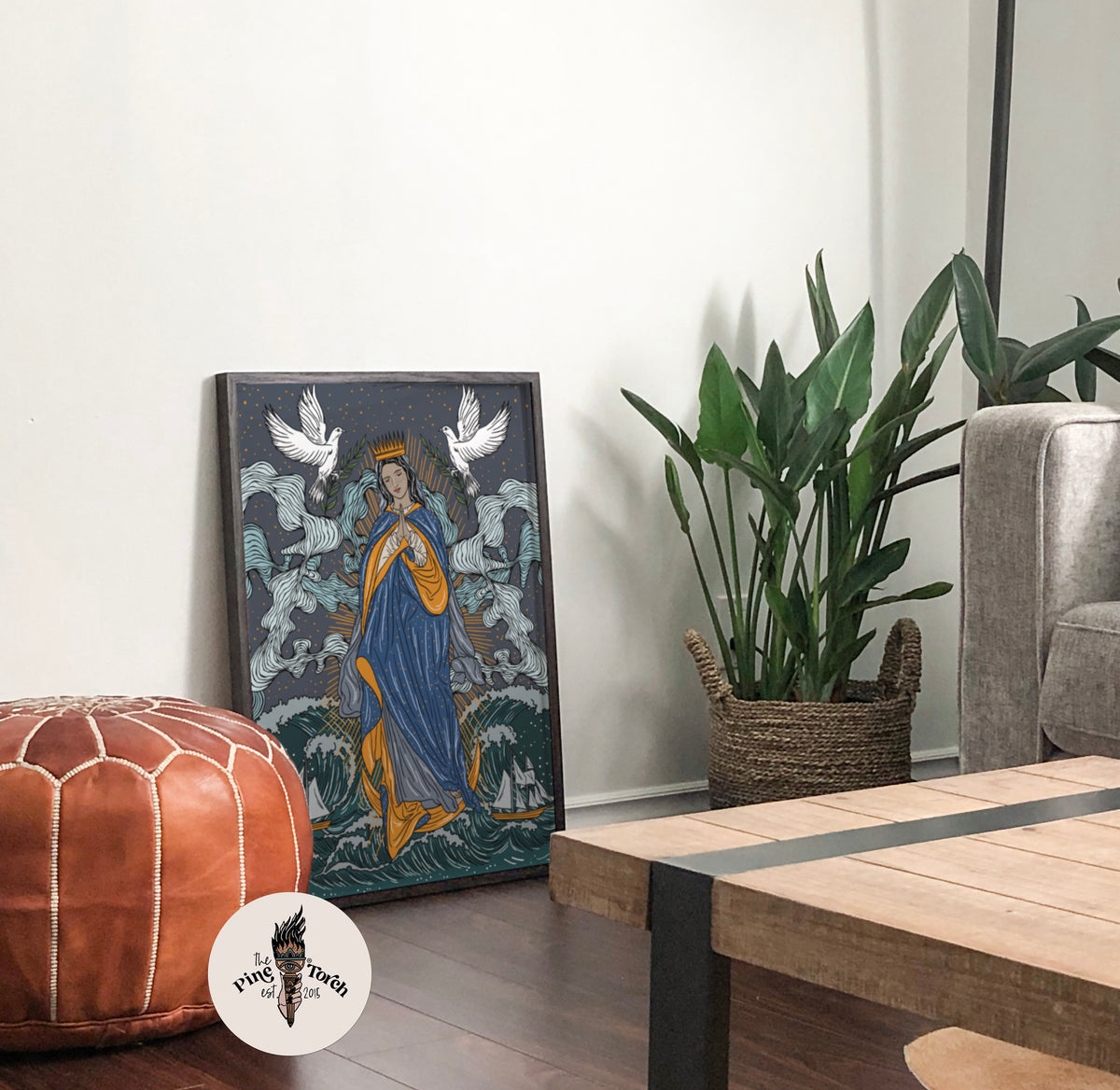 MARY STAR OF THE SEA // FRAMED POSTER PRINT | The Pine Torch