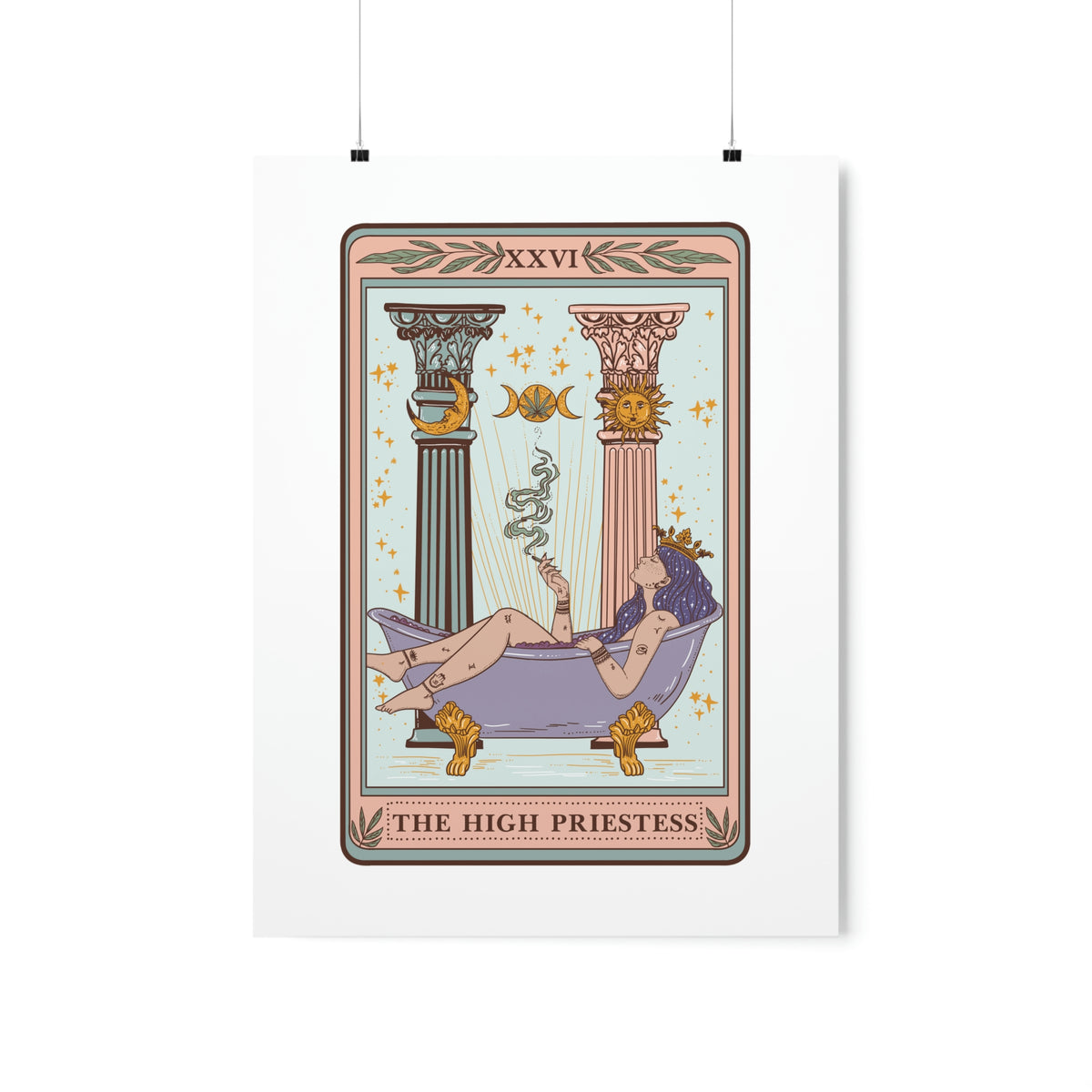 THE HIGH PRIESTESS // MATTE POSTER PRINT | The Pine Torch