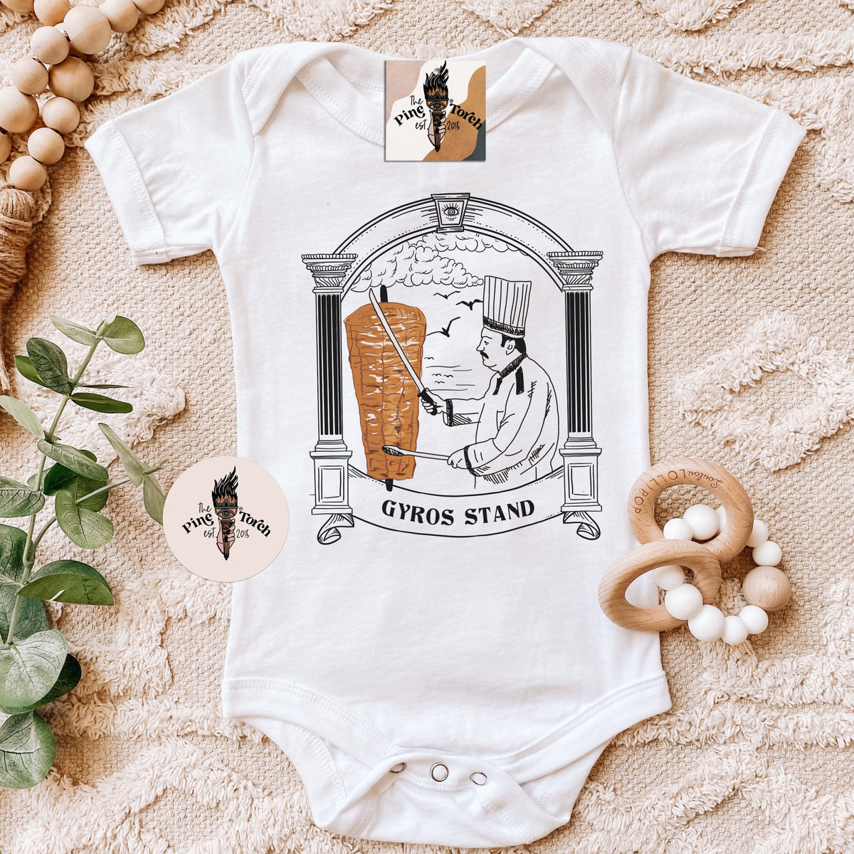 « GYROS STAND » BODYSUIT | The Pine Torch